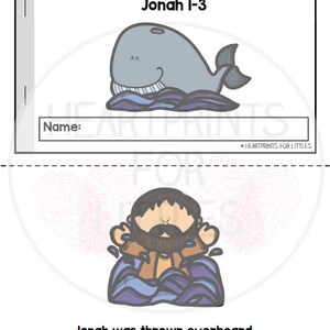 Bible Story Mini Books Bundle, 36 Bible Stories for Kids, Bible Story ...