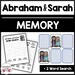 Abraham and Sarah Bible Story Games, Bingo, Memory Match, & More ...