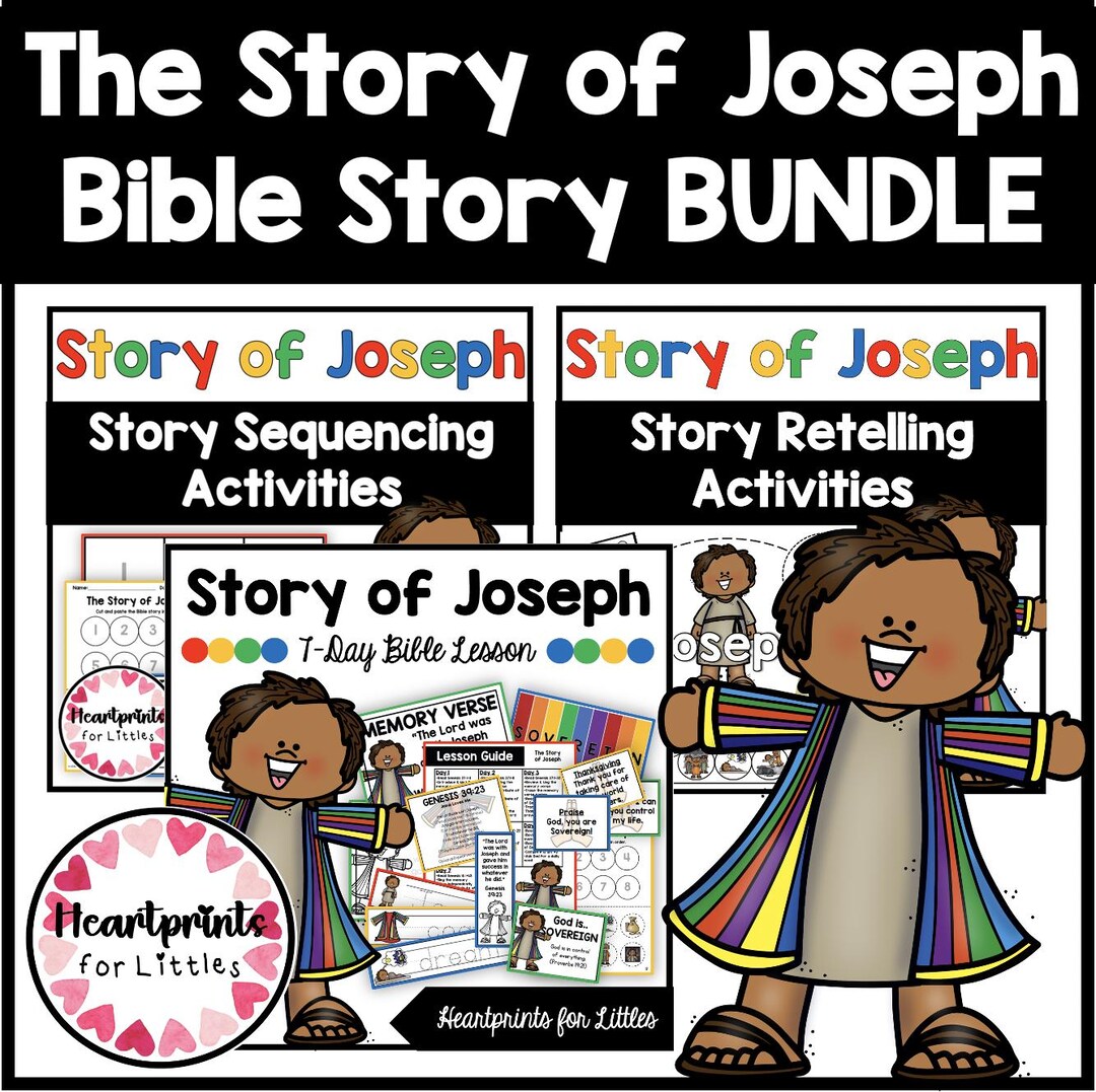 Joseph Bible Story Activities Bundle (digital Download) - Etsy