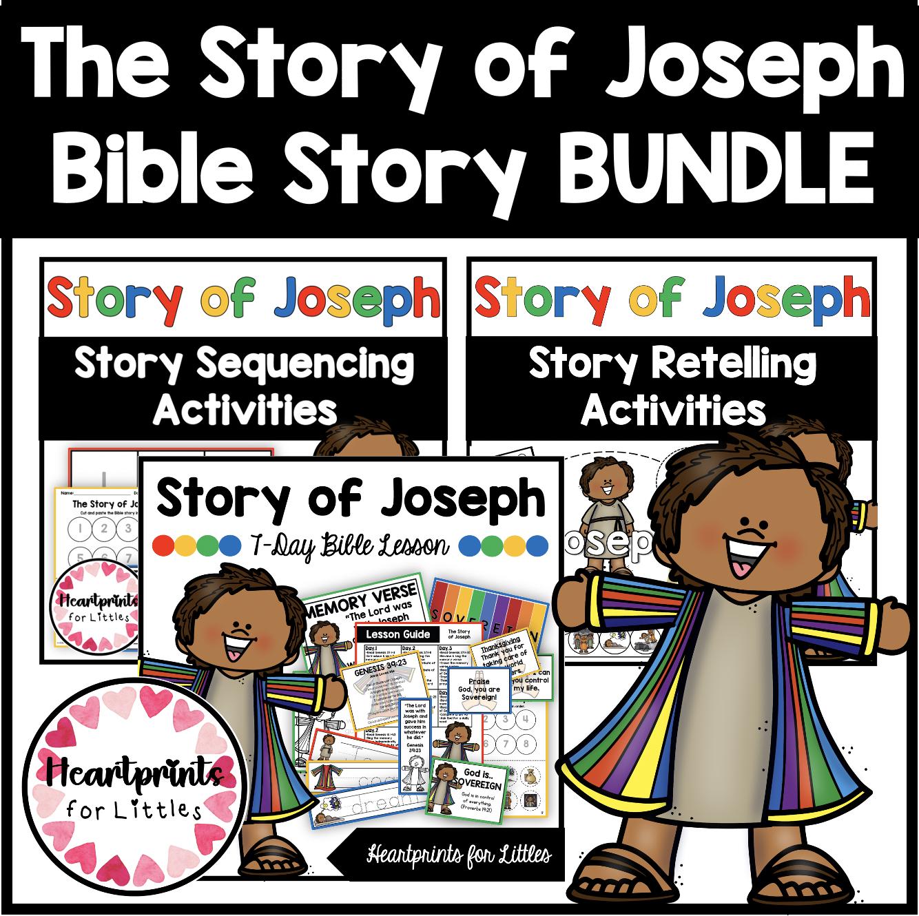 Joseph Bible Story Activities Bundle (digital Download) - Etsy