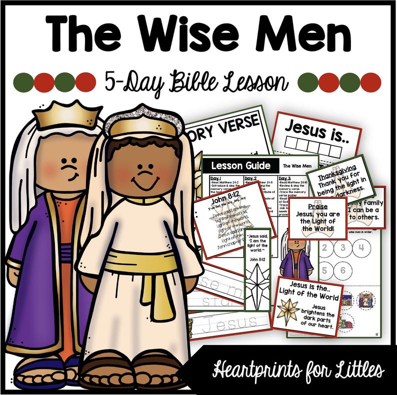 Christmas Bible Lesson Bundle, the Nativity, Bible Activities and ...