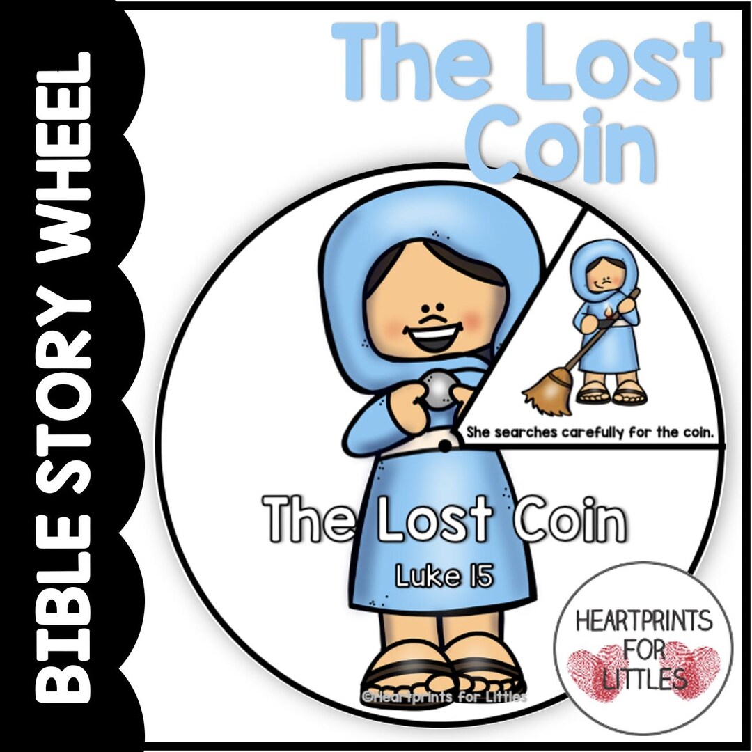Lost Coin Bible Story Wheel, Sunday School Craft (digital Download) - Etsy
