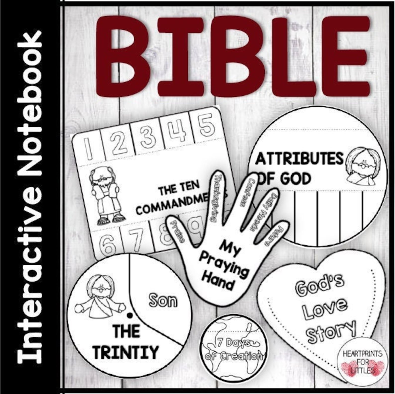 Bible Interactive Notebook for Multi-ages Sunday School - Etsy