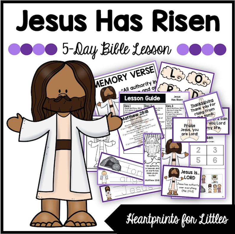 Easter Bible Lesson Bundle, Holy Week, Bible Activities and Crafts ...