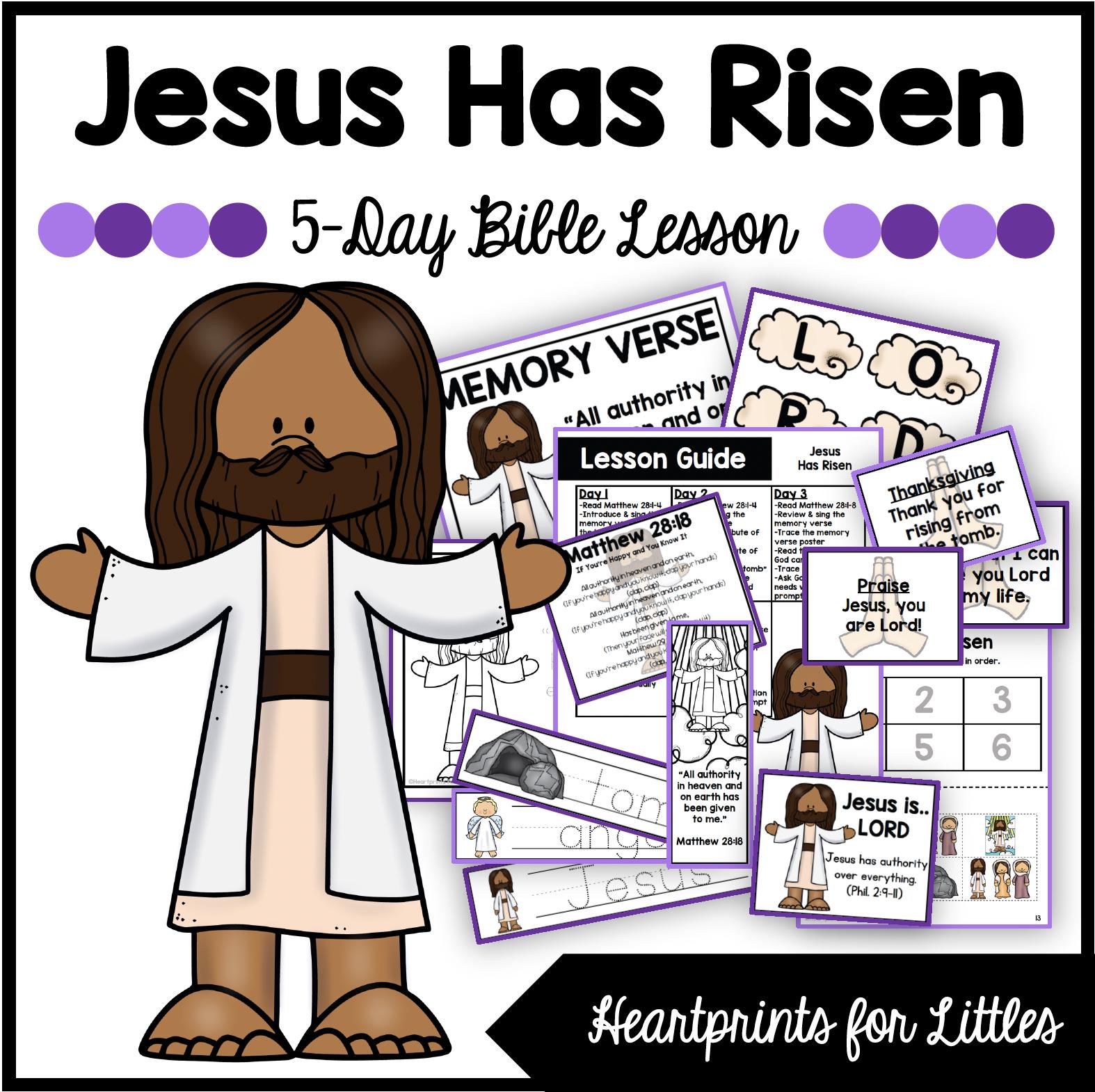 Easter Bible Lesson Bundle, Holy Week, Bible Activities and Crafts ...