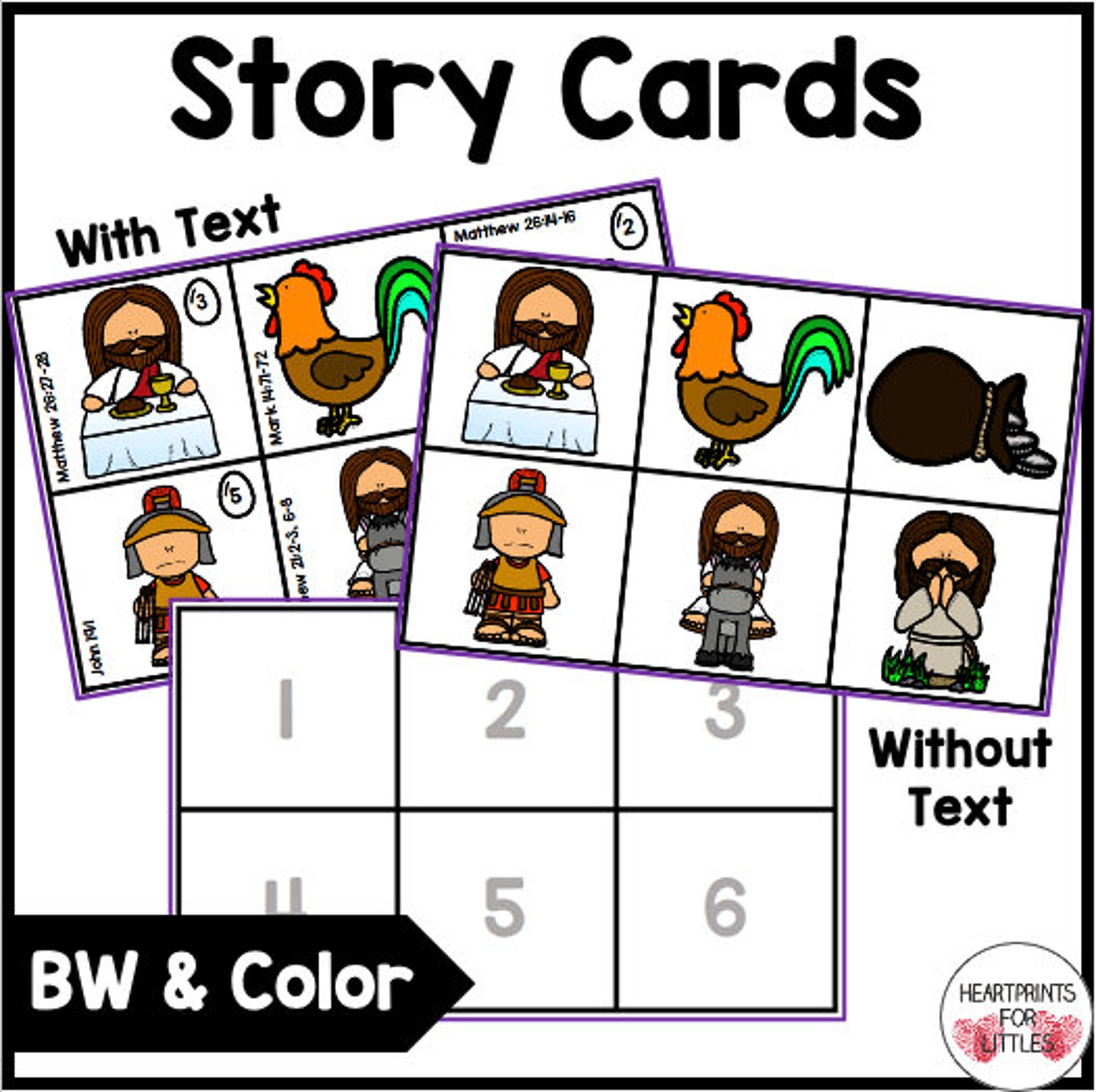 Easter Story Cards Resurrection Eggs Printable Easter Story - Etsy