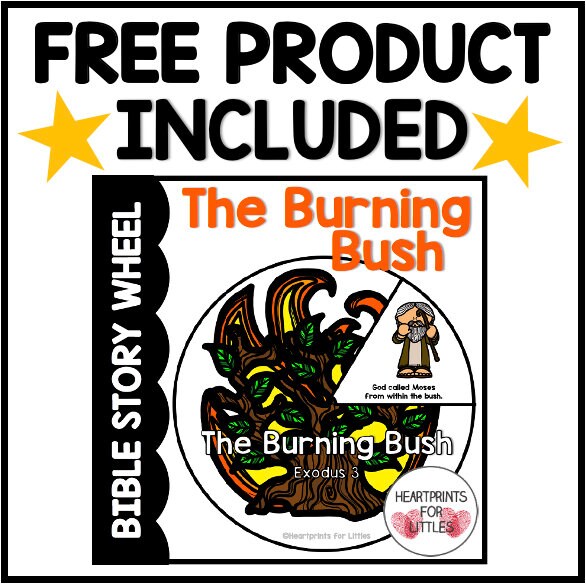 Moses and the Burning Bush Bible Story Bundle 5-day Bible - Etsy