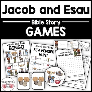 Jacob and Esau Bible Story Games, Bible Games, Sunday School Games ...