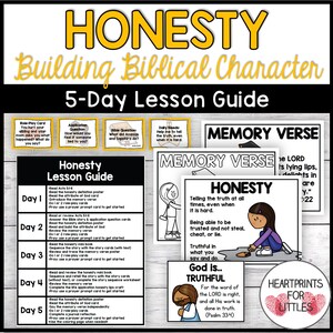 Honesty Bible Lesson & Activities, Building Biblical Character ...