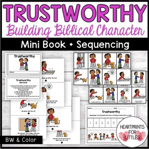 Trustworthy Bible Lesson and Activities, Building Biblical Character ...