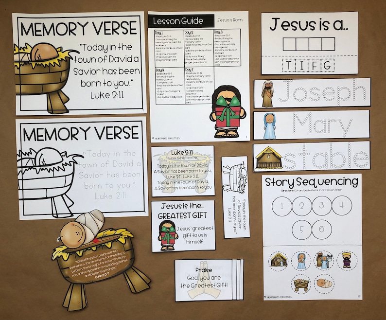 Christmas Bible Story Mega Bundle Homeschool Christmas - Etsy