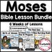 Moses Bible Lesson Bundle, Activities & Crafts (digital Download) - Etsy