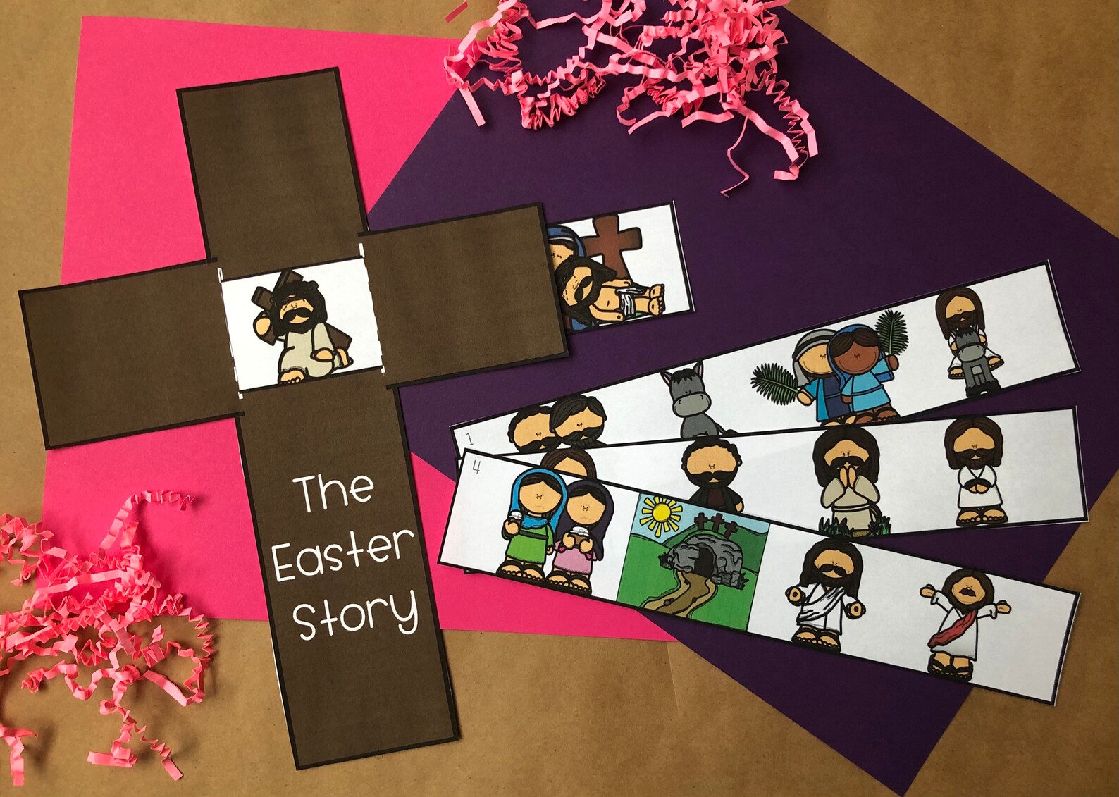 Easter Bible Craft for Kids Printable Bible Craft Homeschool - Etsy