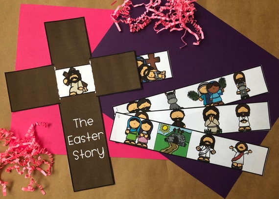 Easter Bible Craft for Kids Printable Bible Craft Homeschool | Etsy UK