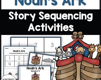 Noah's Ark, Bible Story Game, Activities for Kids, Chutes Snakes and ...