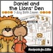 Daniel and the Lions' Den Bible Lesson, Homeschool & Sunday School ...