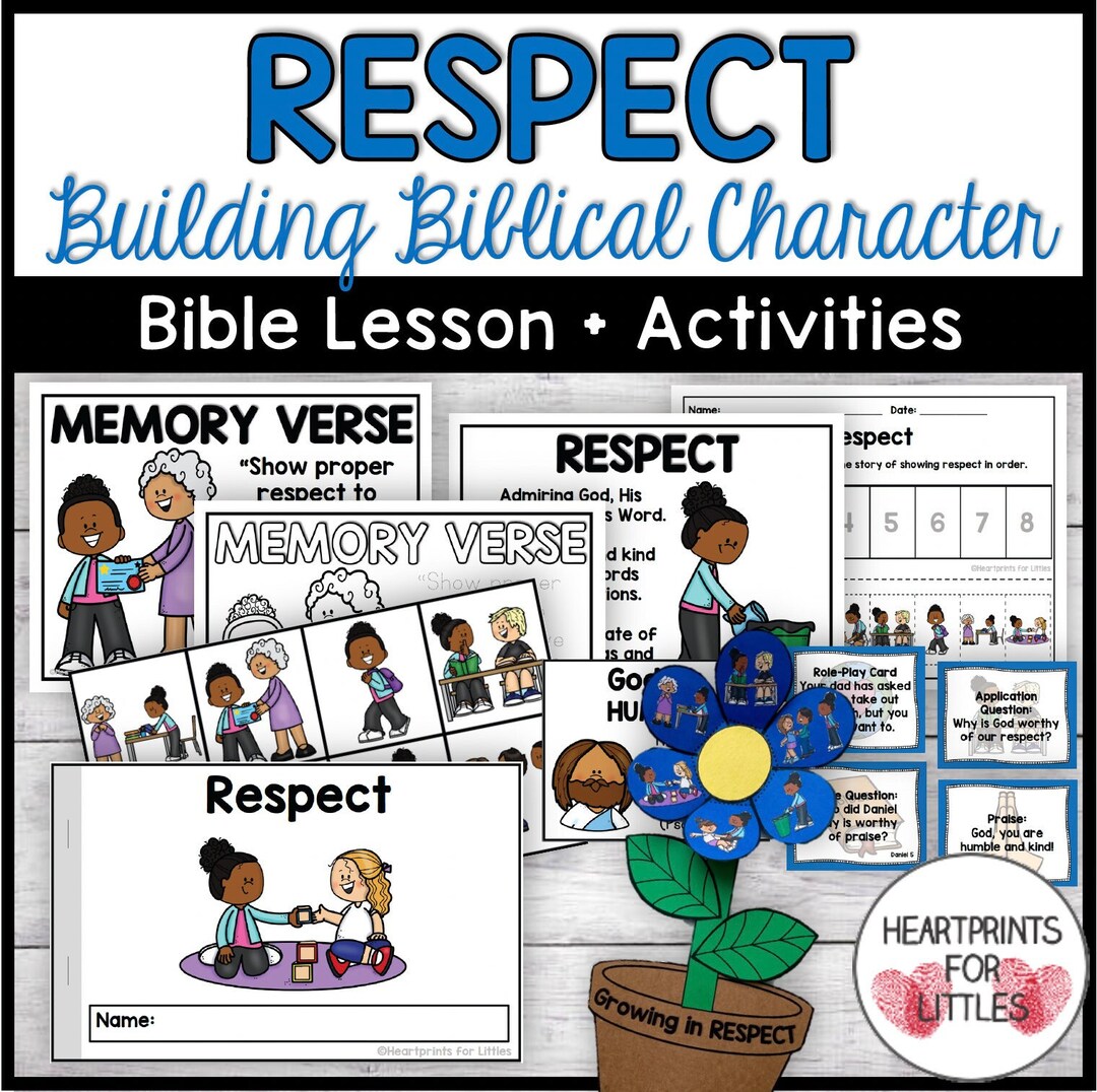 Respect Bible Lesson & Activities, Building Biblical Character ...