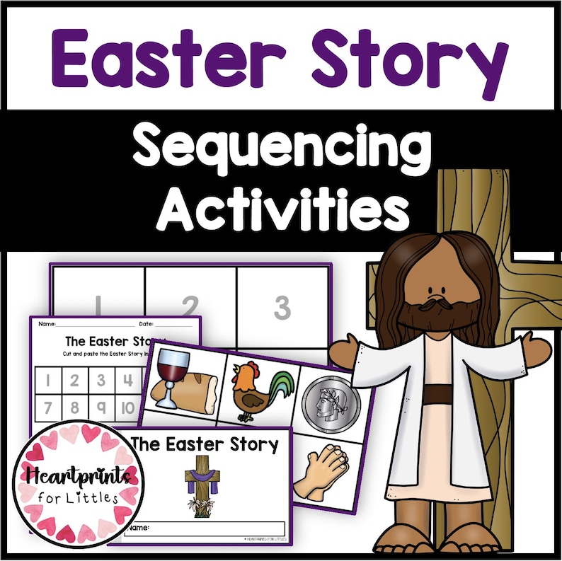 Easter Story Sequencing Activities, Printable Resurrection Eggs ...