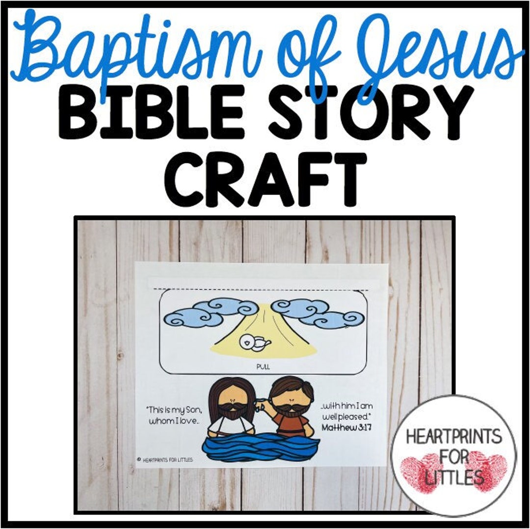 Baptism of Jesus Bible Craft for Kids Sunday School Craft - Etsy