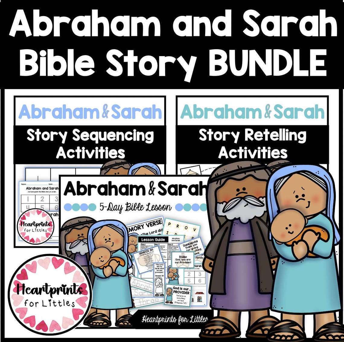 Abraham and Sarah Bible Story Bundle, Activities (digital Download) - Etsy