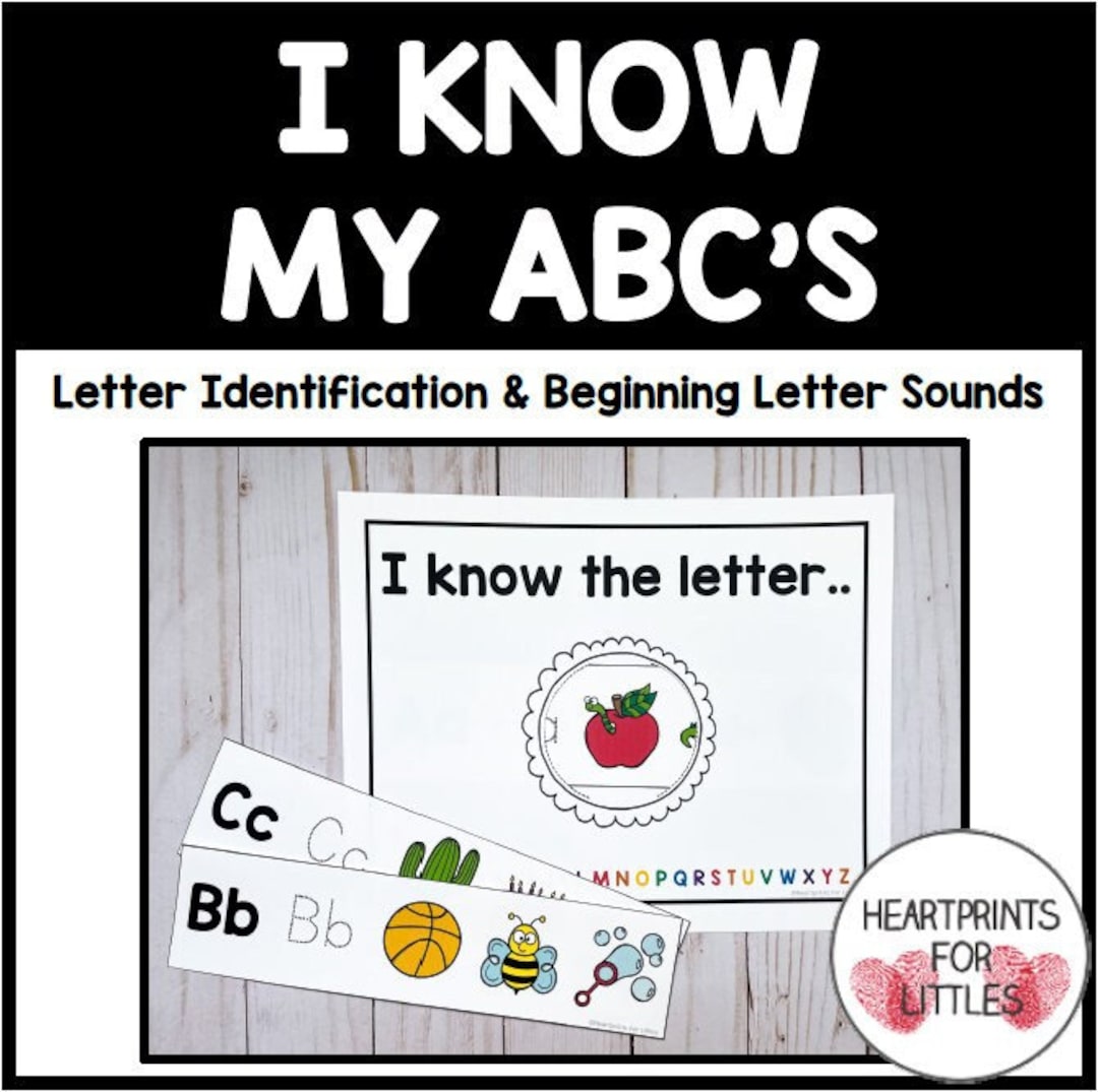 I Know the Alphabet, Letter Identification, Beginning Letter Sounds ...