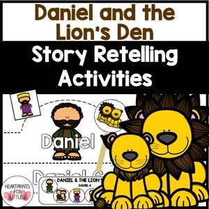 Daniel and the Lion's Den Bible Story Bundle 5-Day Bible | Etsy