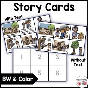 Zacchaeus Bible Story Sequencing Activities for Kids, Luke 19 ...