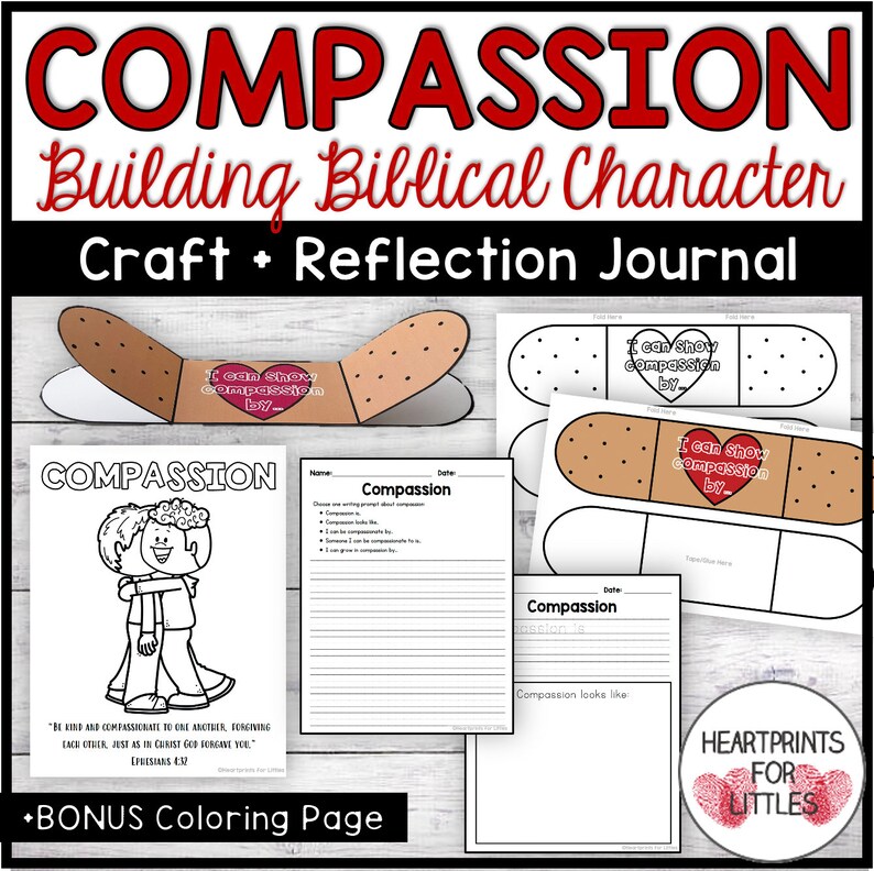 Compassion Bible Lesson & Activities, Building Biblical Character ...
