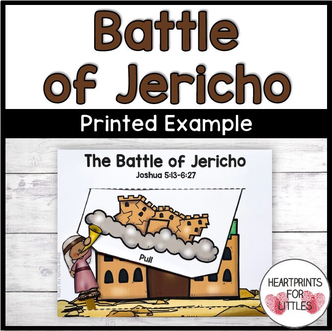 Joshua and the Battle of Jericho Bible Craft, Sunday School Craft ...