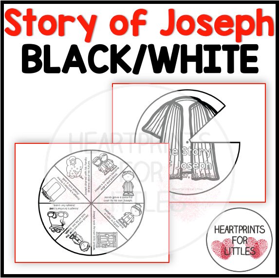 The Story of Joseph Bible Story Wheel Bible Story Craft - Etsy UK