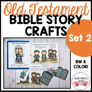 Old Testament Bible Story Crafts-set 2 Bible Crafts - Etsy
