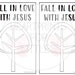 Fall in Love With Jesus Crafts for Kids, Fall Christian Crafts, Finger ...