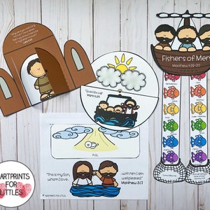 New Testament Bible Story Crafts-set 2 Bible Crafts - Etsy