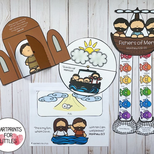 New Testament Bible Story Crafts-set 2 Bible Crafts - Etsy
