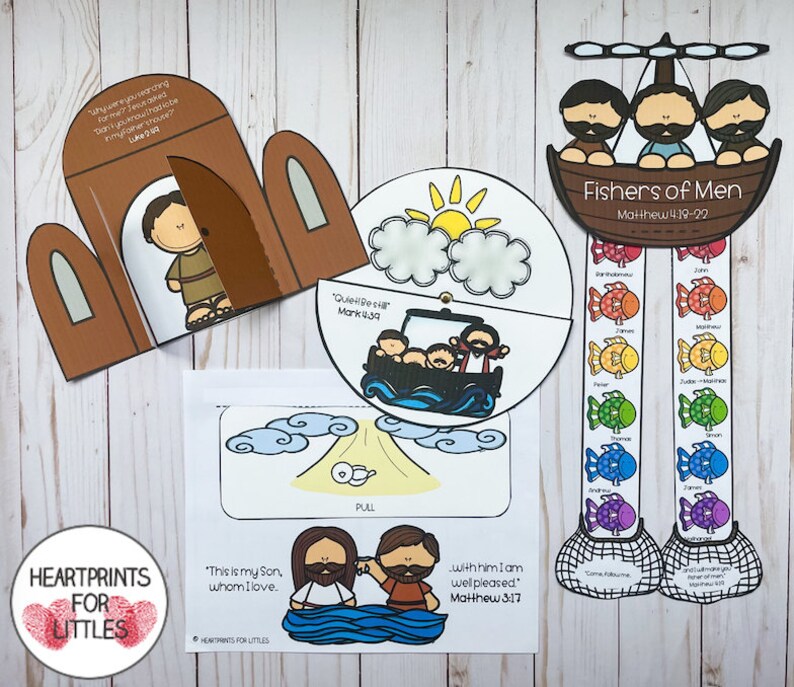 New Testament Bible Story Crafts-set 2 Bible Crafts - Etsy