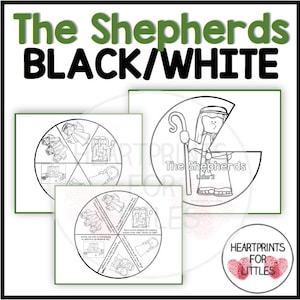 Christmas Bible Story Wheel, the Shepherds, Bible Story Craft, Sunday ...