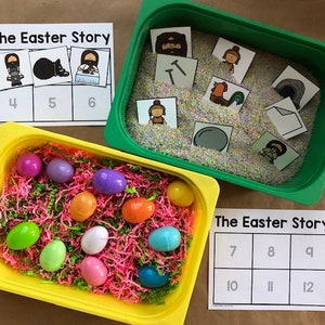 Easter Story Cards, Resurrection Eggs Printable, Easter Story ...