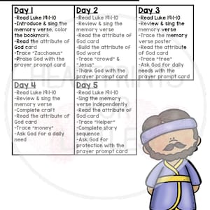 Zacchaeus Bible Lesson, Luke 19, Homeschool & Sunday School Activities ...