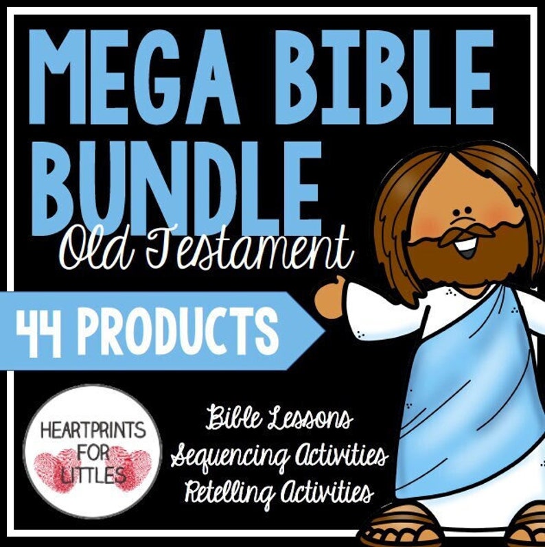 Old Testament Bible Story Mega Bundle Homeschool Activities - Etsy