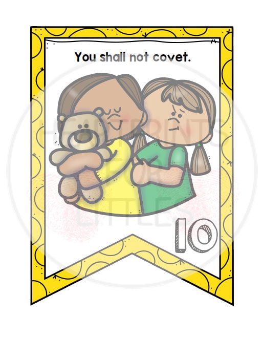 10 Commandments Classroom Banners 10 Commandments Posters - Etsy