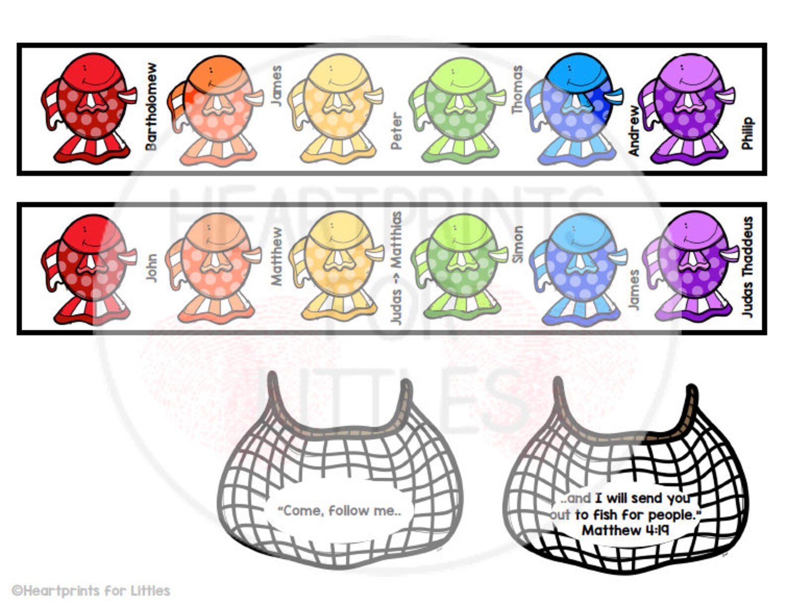 New Testament Bible Story Crafts-set 2, Bible Crafts, Homeschool ...