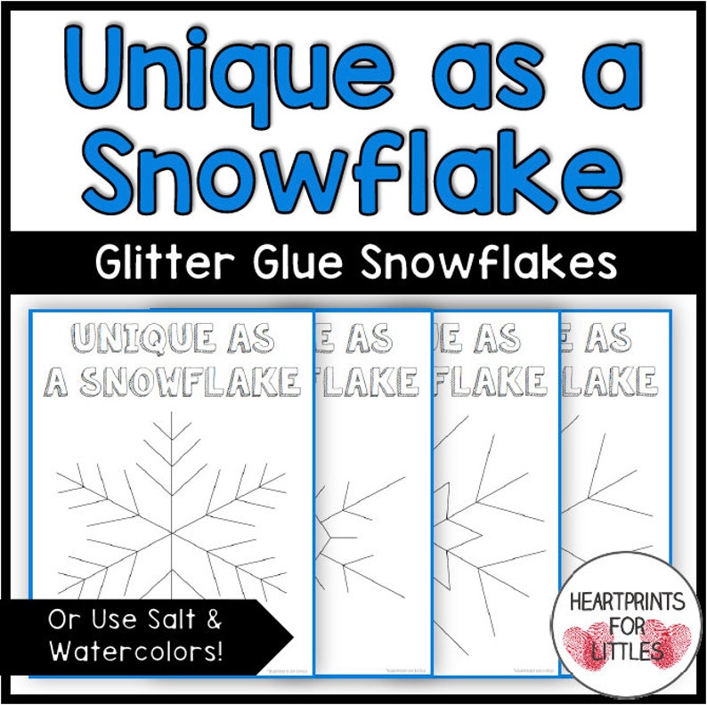 Unique as a Snowflake Sunday School Crafts, Winter Crafts, Sunday ...