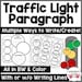 Traffic Light Paragraph Writing, Graphic Organizers & Craft (digital ...