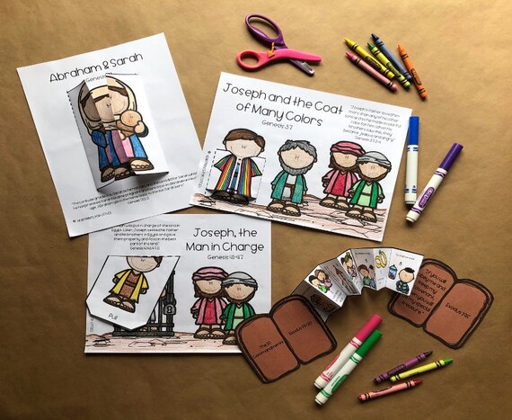 Old Testament Bible Story Crafts-Set 2 Bible Crafts | Etsy