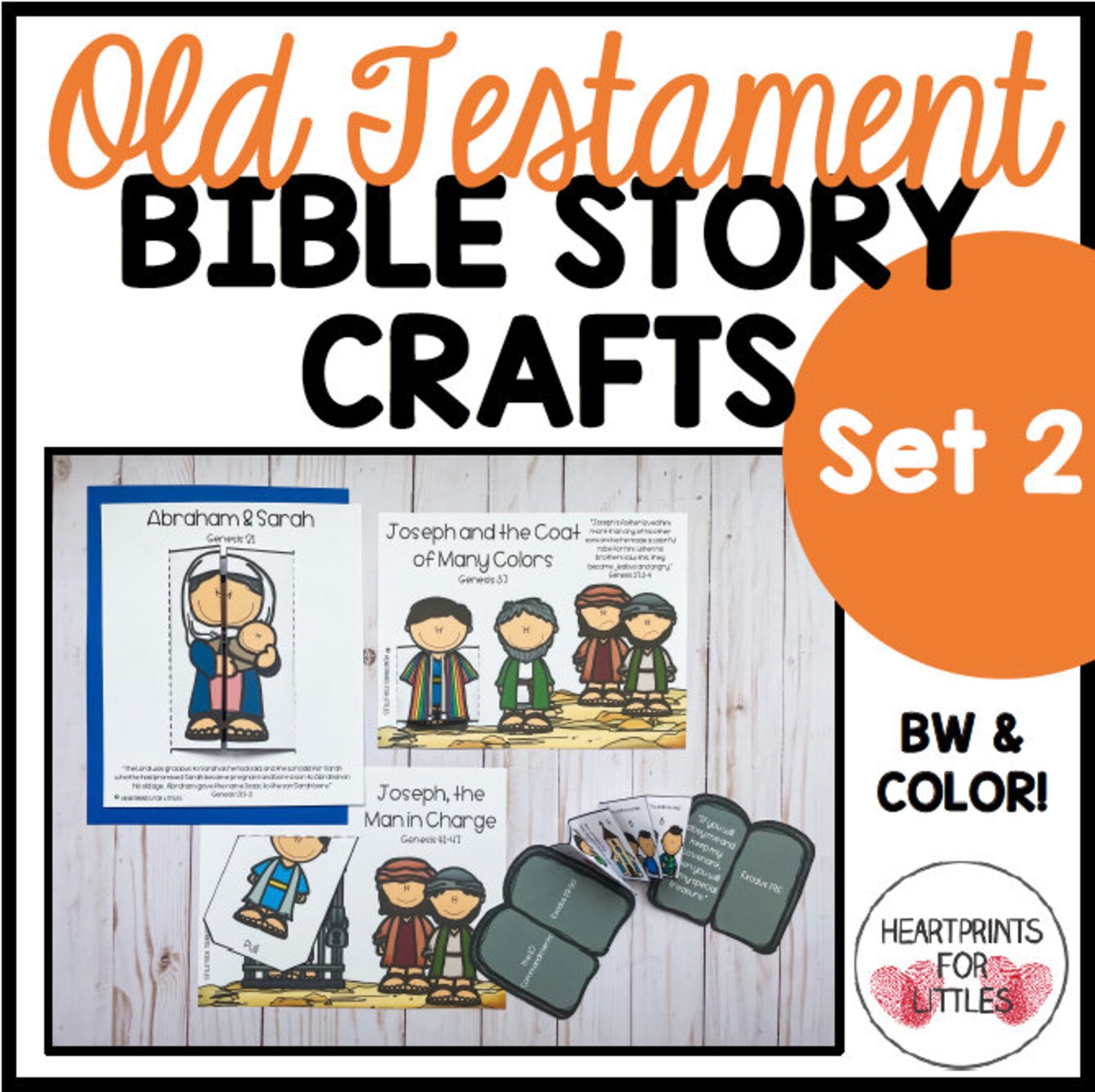 Old Testament Bible Story Crafts Bundle 24 Bible Crafts for - Etsy