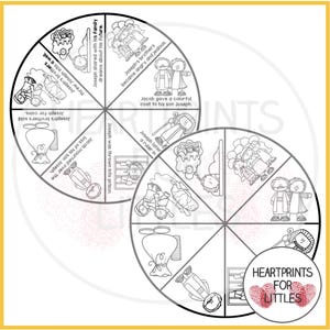 Story of Joseph Bible Story Wheel, Sunday School Craft (digital ...