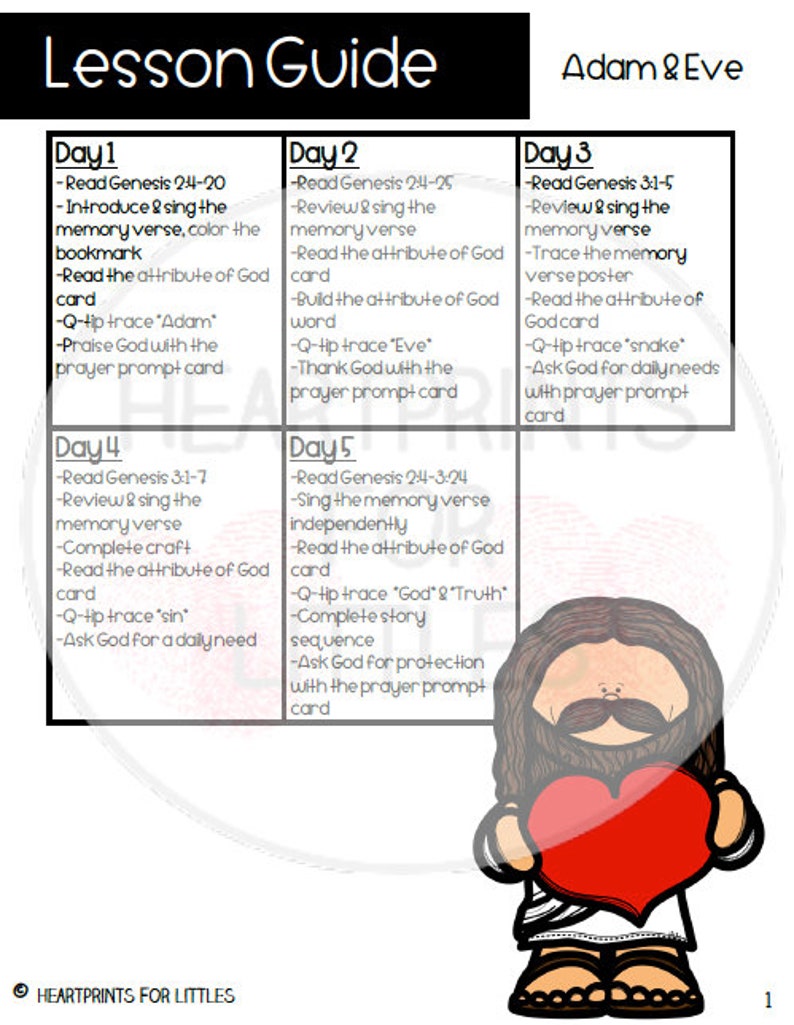 Old Testament Bible Story Mega Bundle Homeschool Activities - Etsy