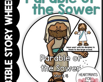 Parable of the Sower, Printable Bible Coloring Wheel, Sunday School ...