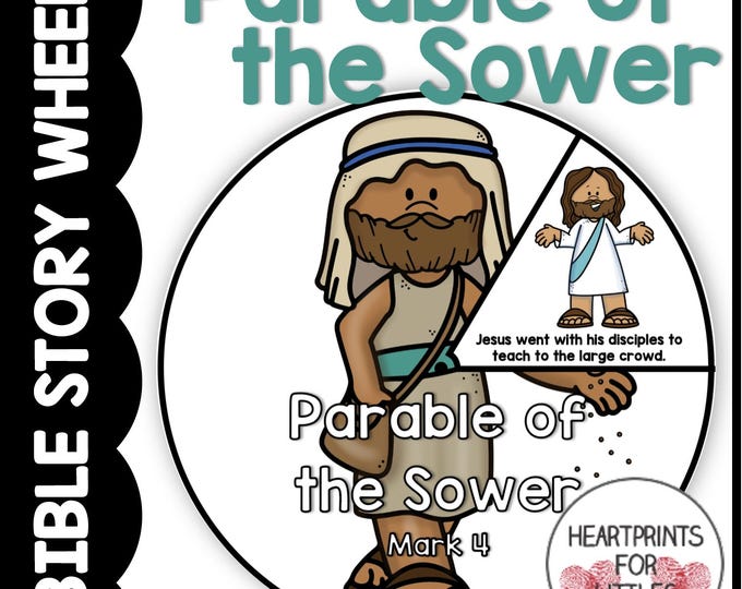 Parable of the Sower, Printable Bible Coloring Wheel, Sunday School ...