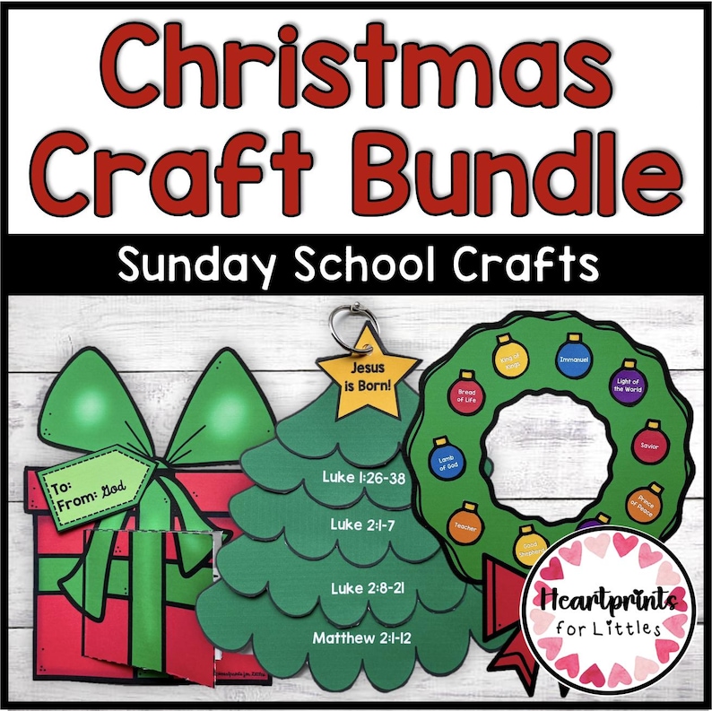 Christmas Crafts Bundle, Sunday School Crafts (digital Download) - Etsy